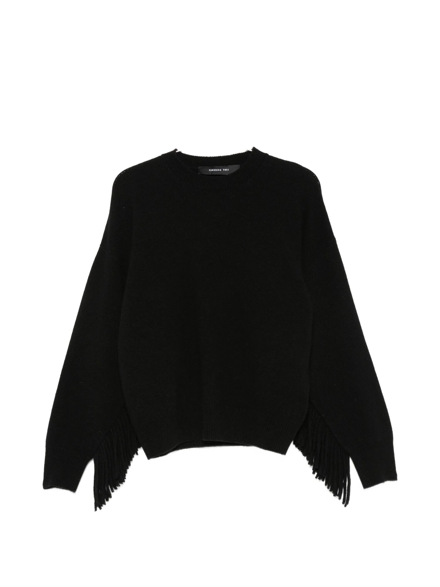 Свитер FEDERICA BASSI Fringe-detail sweater