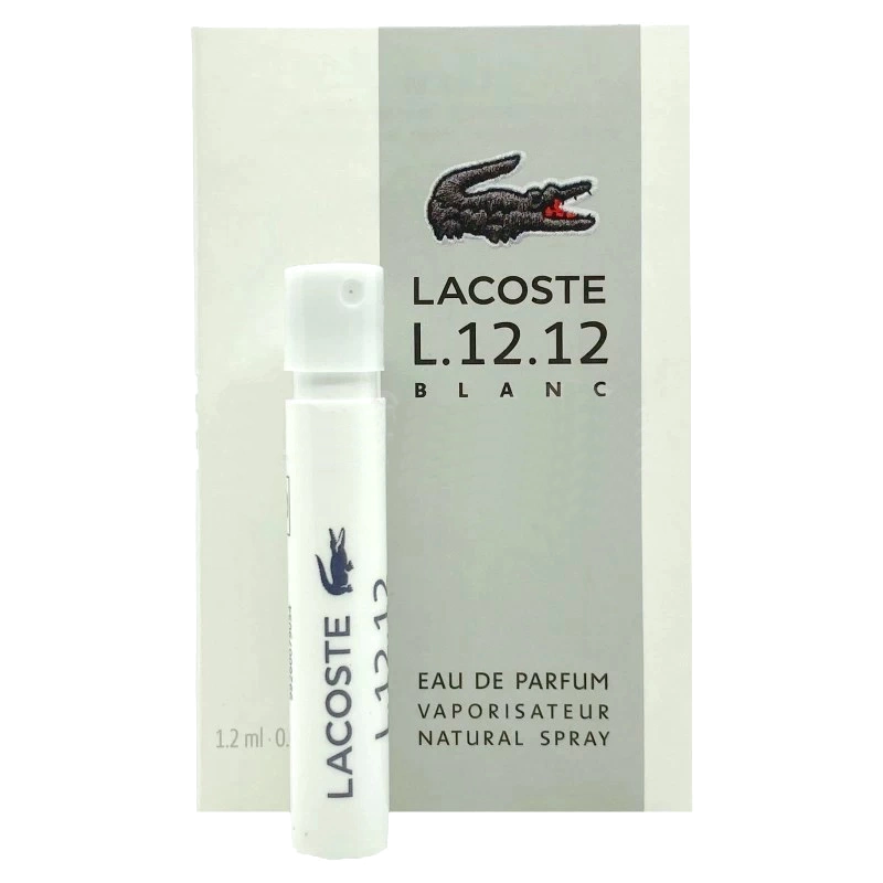 Пробник Lacoste L 12 12 Blanc Pure мужской аромат 1.2 мл - Лакост Бланк Пюр
