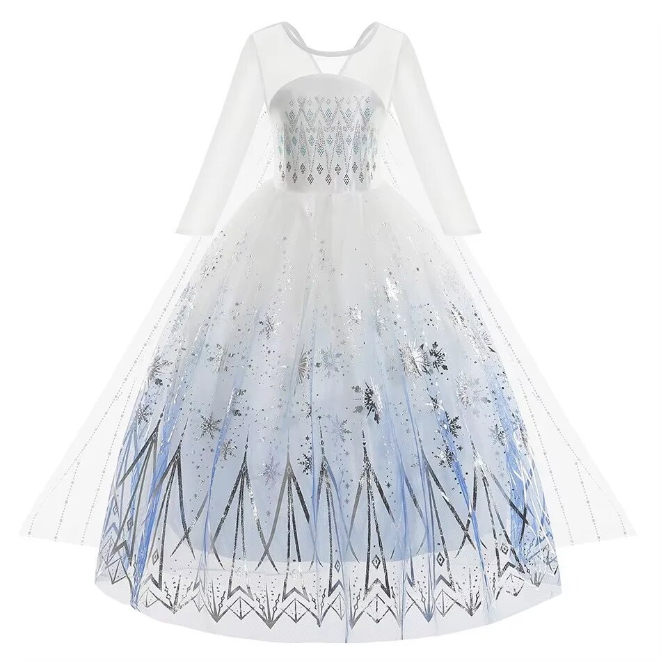 Платье Эльзы для девочки 5-6T (TAG 130), ELSA DRESS