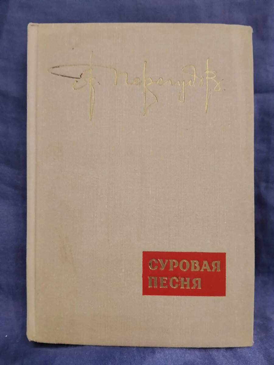 Книга А. В. Перегудов " Суровая песня"