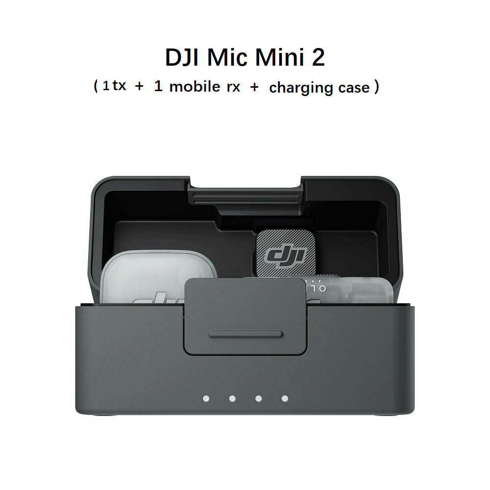 Микрофон DJI Mic Mini 2, 1 TX + 1 Mobile RX + зарядный кейс, записывайте в любое время, когда захотите