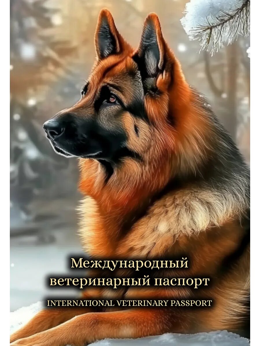Международный ветеринарный паспорт с аудио-записью