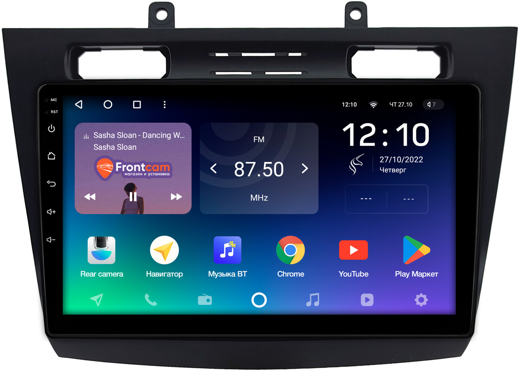 Штатная магнитола Ford Transit Connect 2009-2013 (черная) Teyes SPRO PLUS 4/64 10" RM-10-1525 Android 10 (4G-SIM, DSP, IPS)