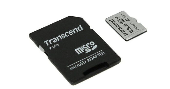 Карта памяти Transcend 300S microSDXC 128 ГБ TS128GUSD300S-A