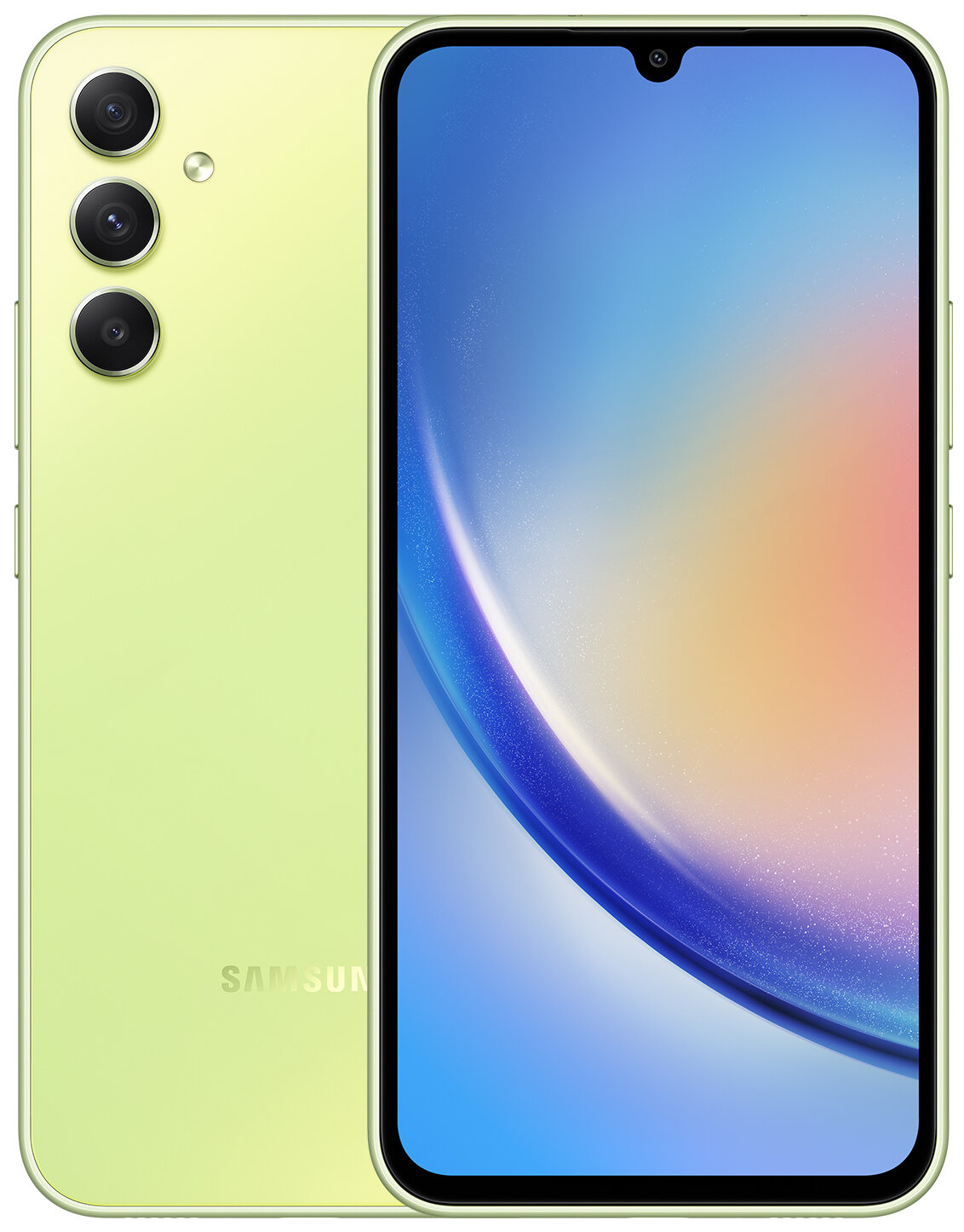 Оригинал Смартфон Samsung Galaxy A34 6/128GB лайм (SM-A346ELGACAU)