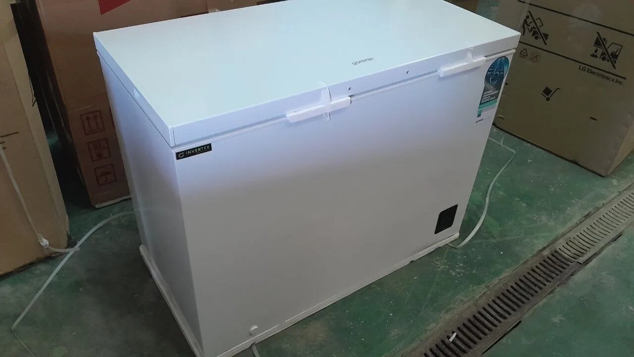 Ларь морозильный GORENJE FHC3016W5 белый, 297л (уценка)