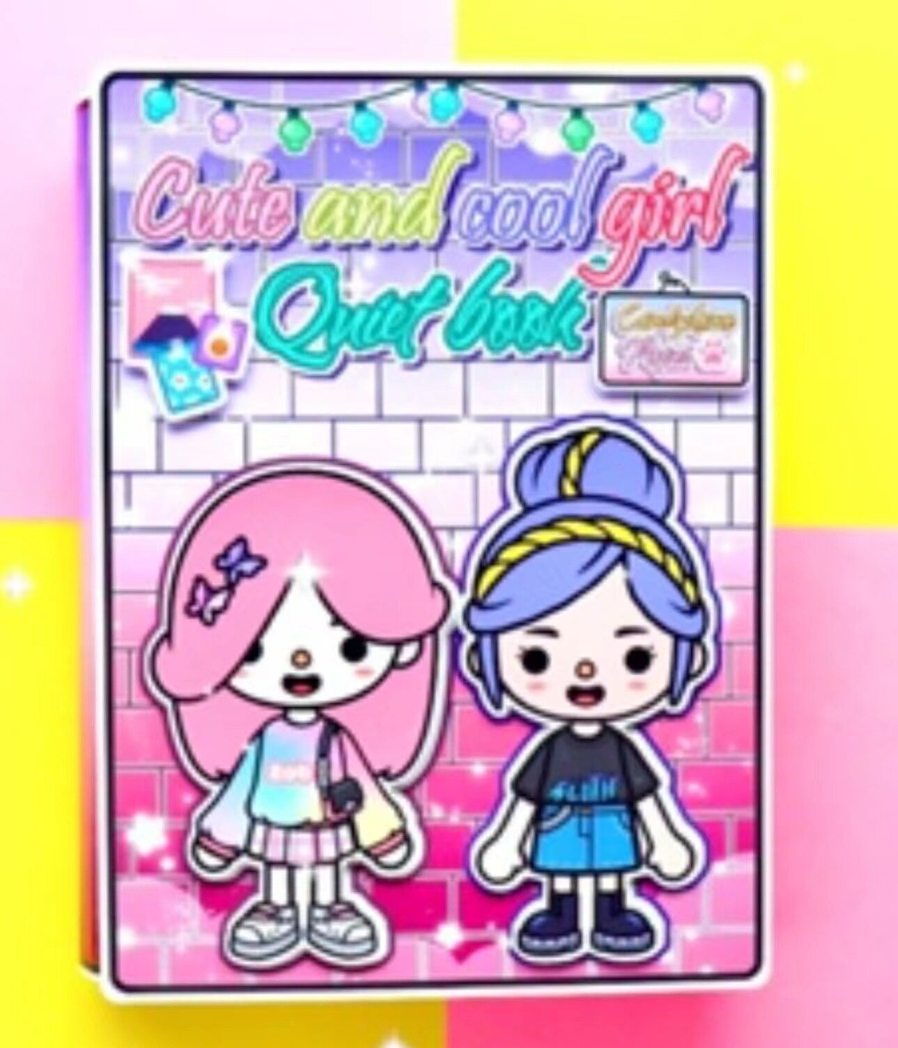 Книжка-игрушка Hello Kitty Магнитный домик с куклой из ламинированной бумаги для творчества
