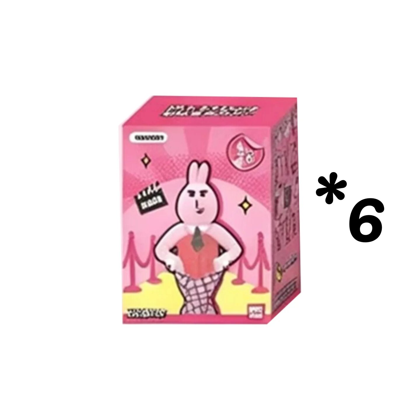 Мини-фигурка Jandoon Opanchu Usagi Розовый Кролик Random 6Pcs
