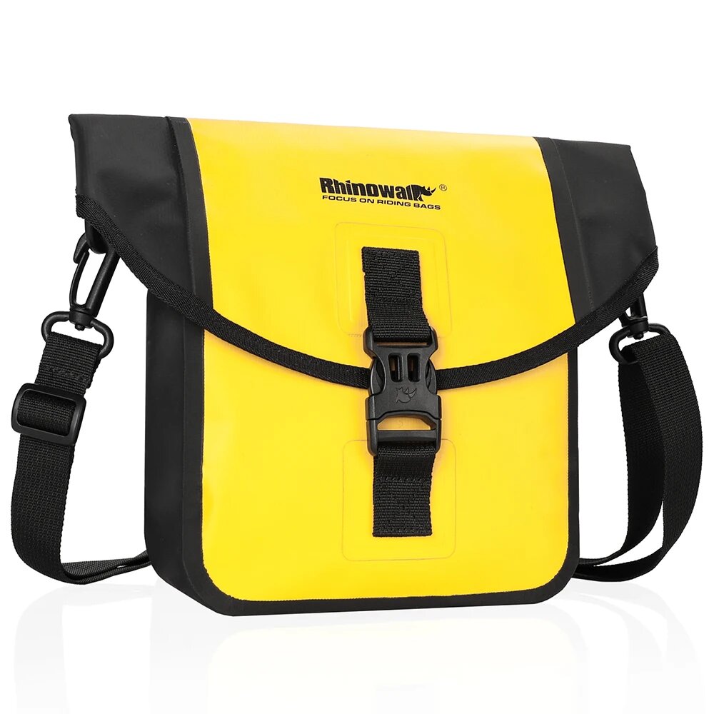 Водонепроницаемая сумка на руль велосипеда Rhinowalk F80 Yellow