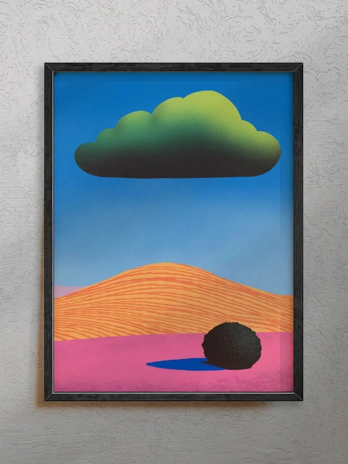 Интерьерный постер "Vibrant Desert" в стиле pinterest, формат 30x40 см