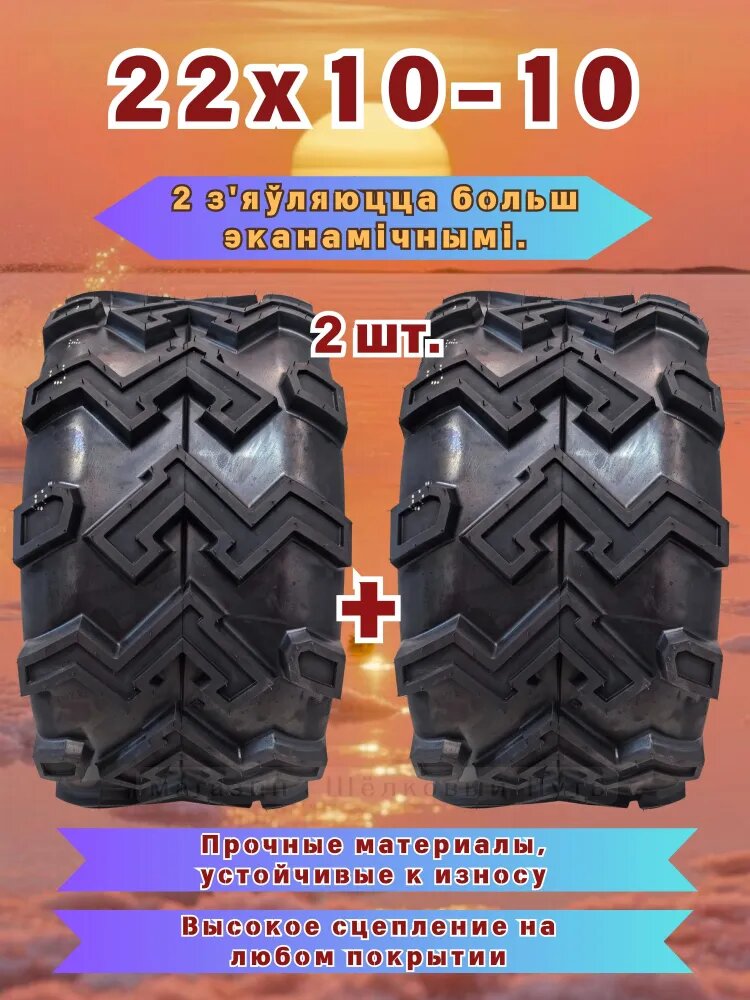 Шины для квадроциклов 22X10-10 Мотошины 220/R10 53 F