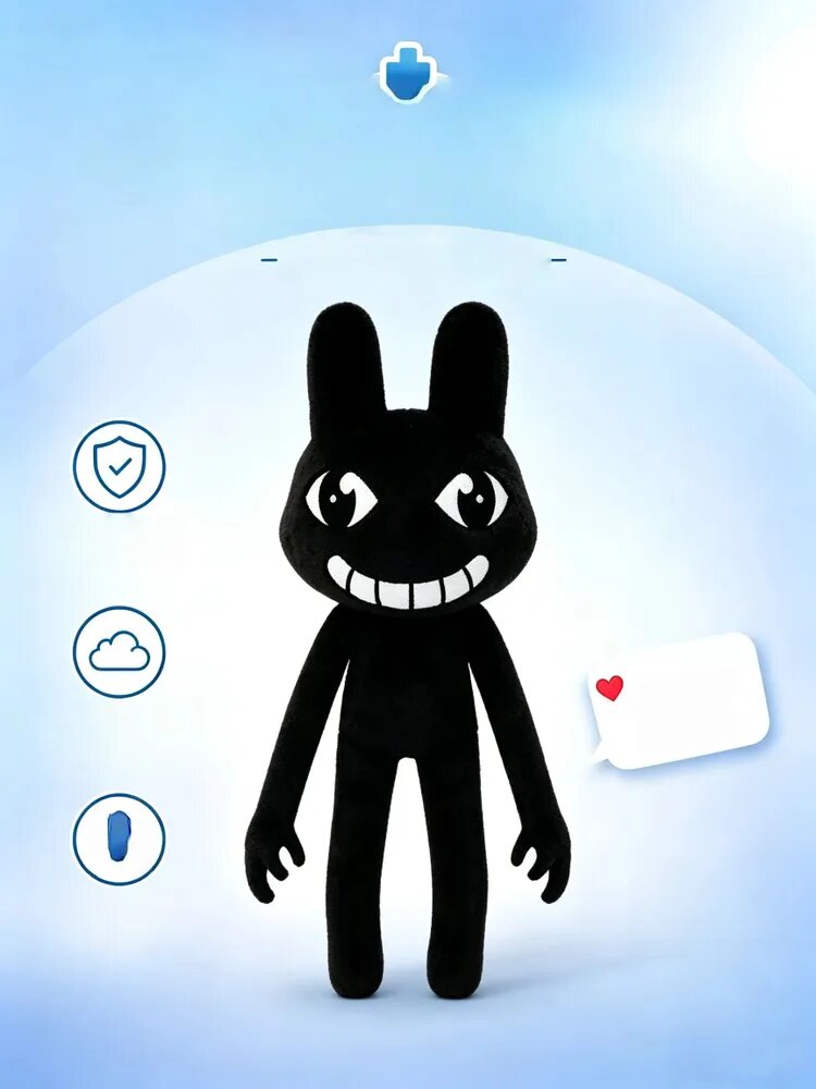 Мягкая игрушка Animal Hospital, плюшевый монстр из хоррор игры Страшная ветклиника Roblox