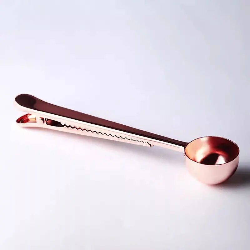 Мерная ложка с щипцами, rose golden