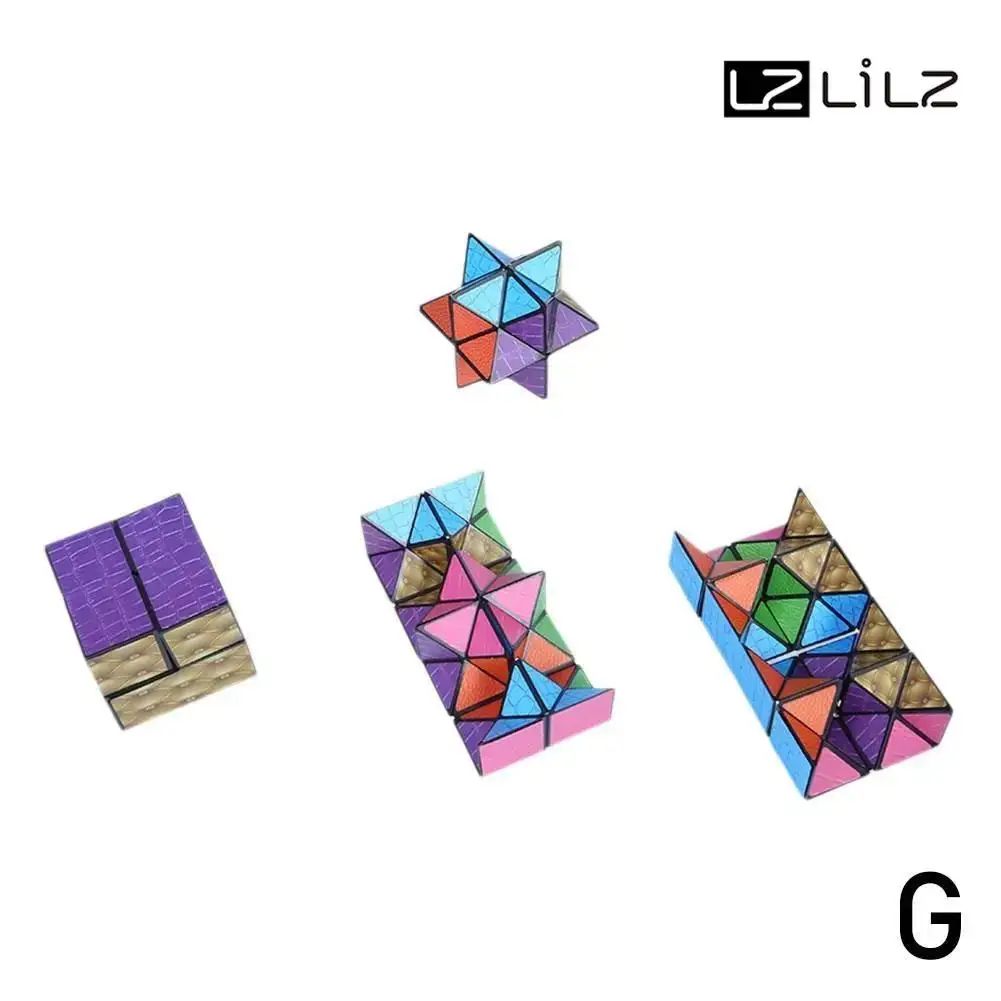 3D геометрический магнитный куб обучающая игрушка-LZ