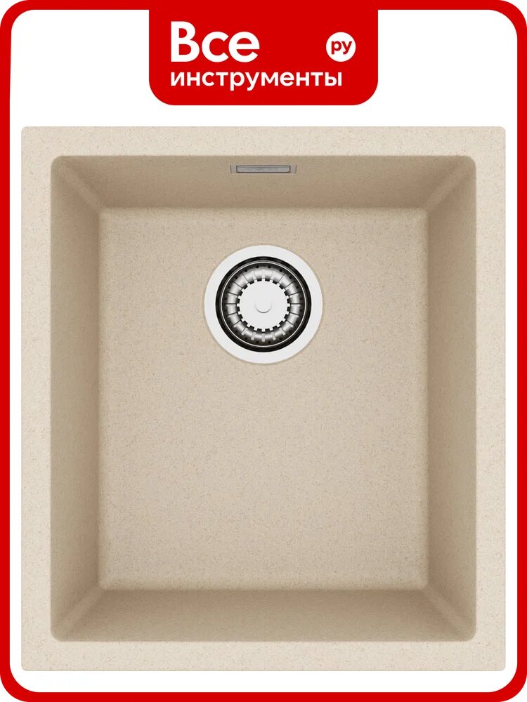 Мойка для кухни Alveus Omni 10 Granital 400x450x198 мм, Terra G22, с сифоном 1145083 1150039