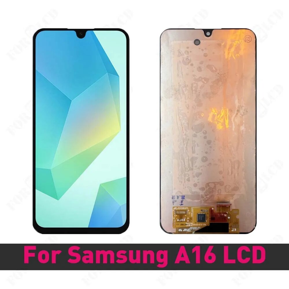 6.7' AMOLED-дисплей для Samsung A16 SM-A165F A165F без рамки, сенсорный экран в сборе, 100% протестирован, запасные части