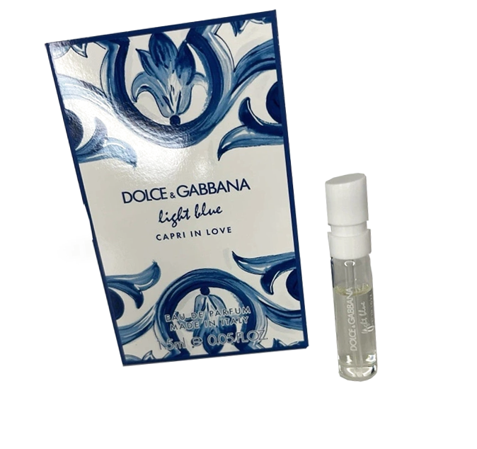 Парфюмерная вода для женщин Dolce & Gabbana Capri in Love 1.5 мл миниатюра - Дольче Габбана Капри ин Лав