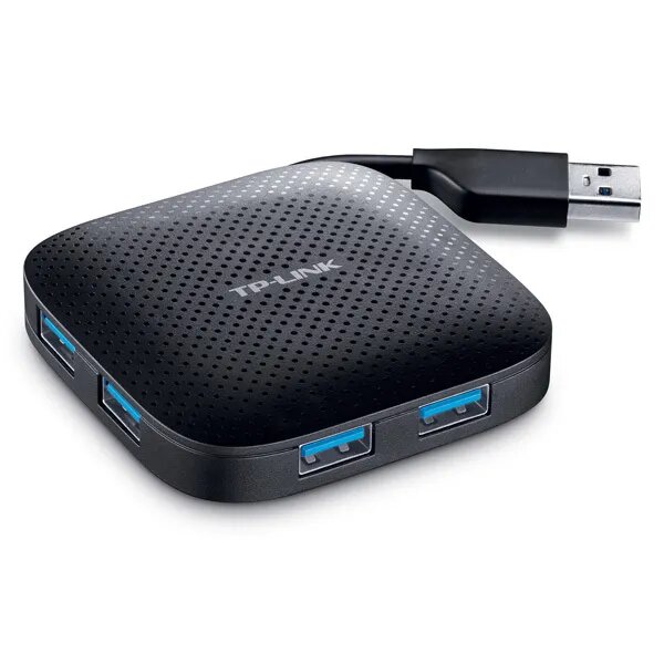 USB hub хаб TP-Link UH400, 4 порта USB 3.0, черный