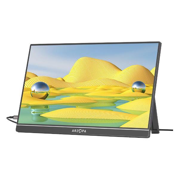 ARZOPA 16" Монитор портативный Z1RC 2.5K QHD 60Hz, серый металлик — фото 1