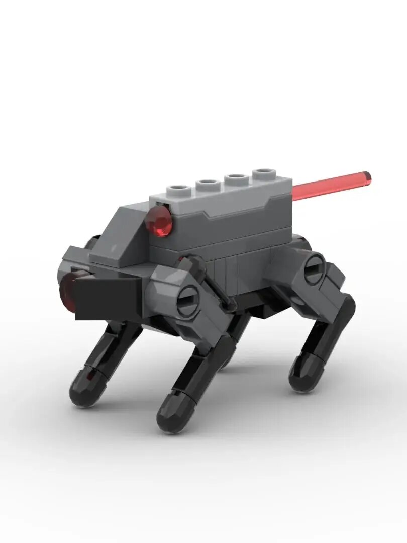 Конструктор MOC Military Series Робот-ракетомет для собак robot dog