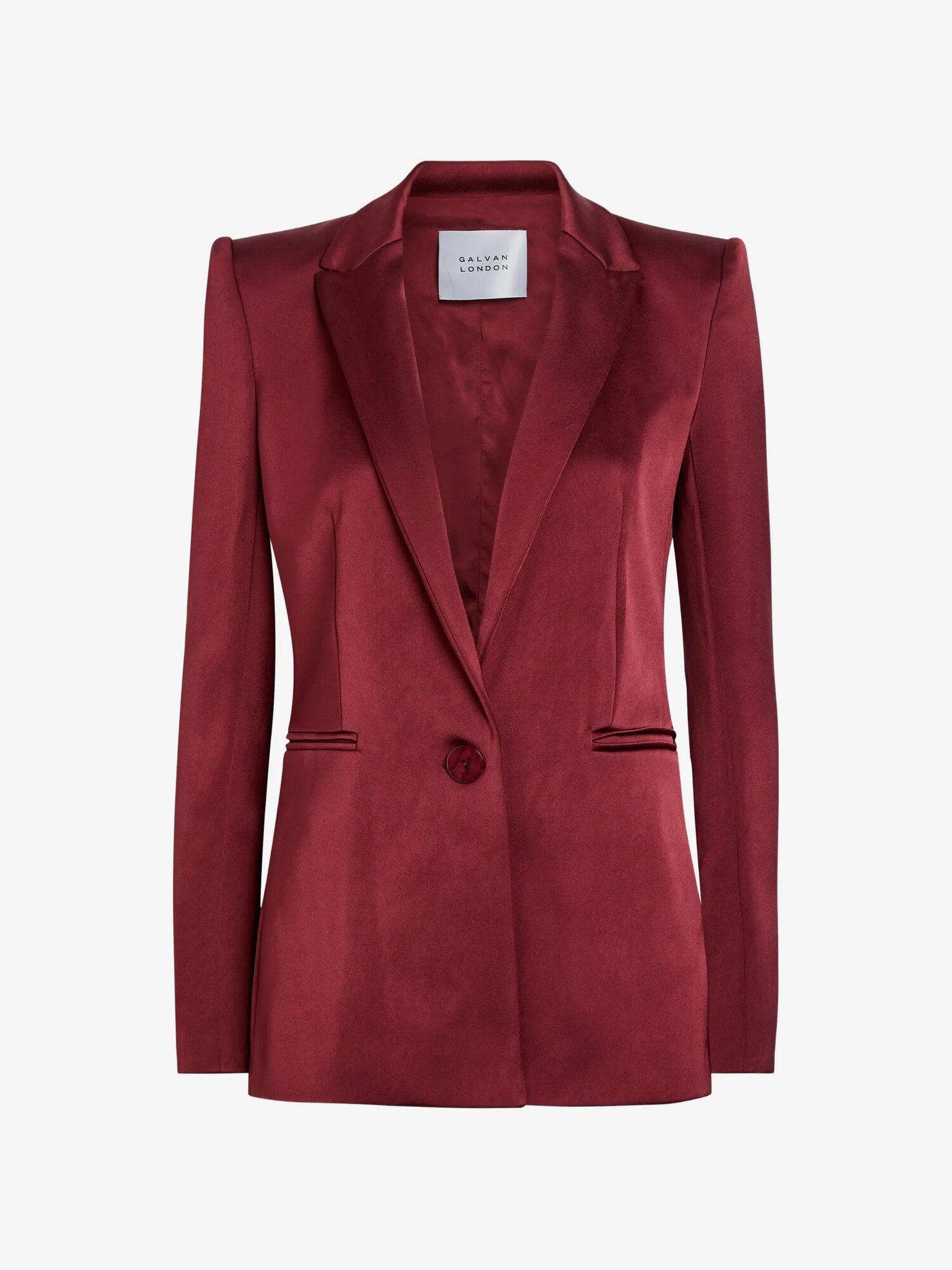 Пиджак Galvanni Satin single-breasted blazer