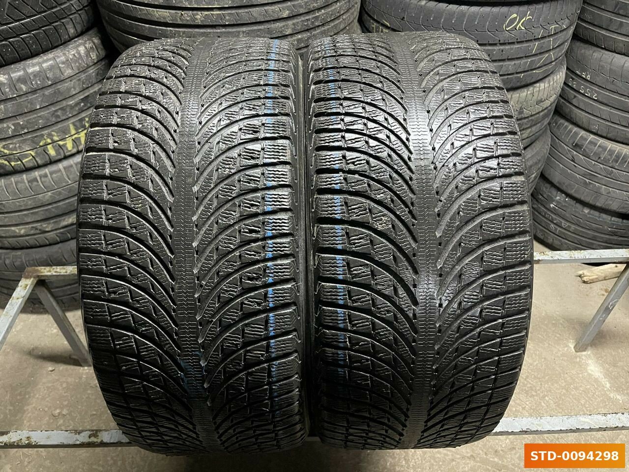 Комплект (2 шт) зимних БУ шин Michelin Latitude Alpin LA2 265/40 R21 50% износ 7799529557
