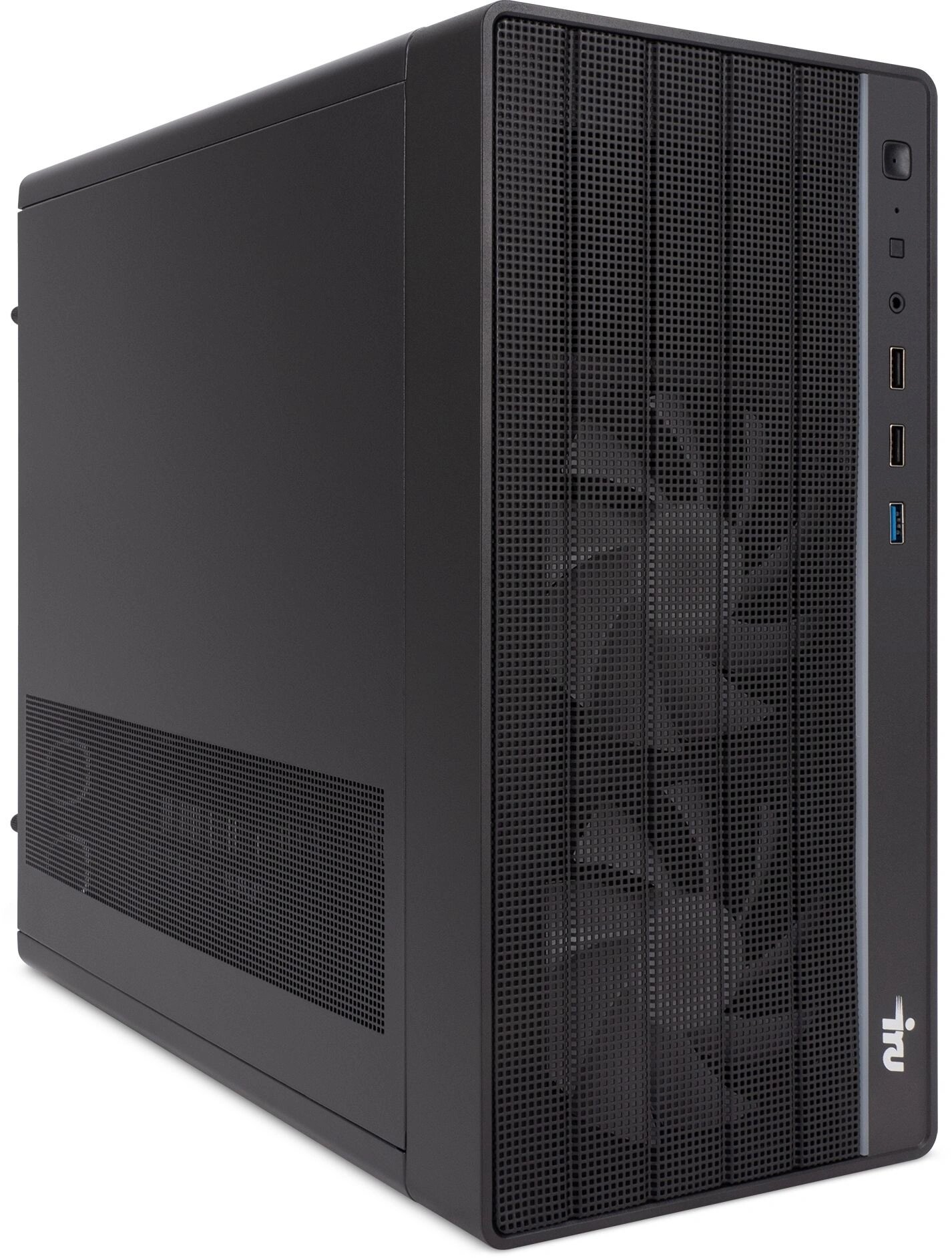 ПК IRU Tactio 320A5SEA MT Ryzen 5 5600 (3.5) 16Gb SSD512Gb RTX3050 6Gb без ОС GbitEth 500W черный (RUS) (2195820)