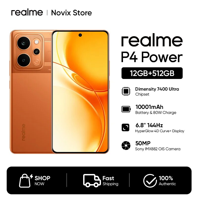 Смартфон Realme P4 Power 5G, 12/512ГБ, global