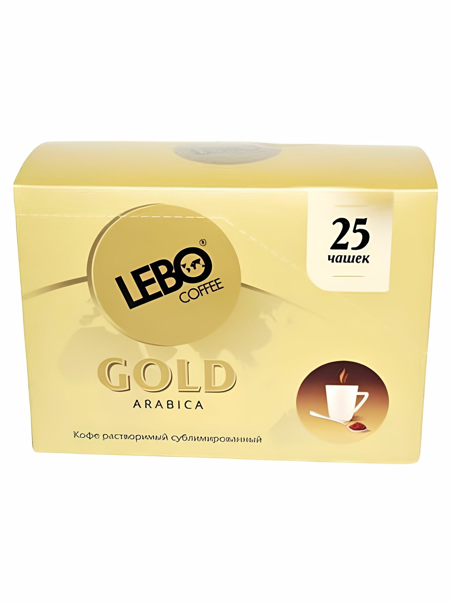 Кофе LEBO Gold растворимый, 25 пак.*2 гр