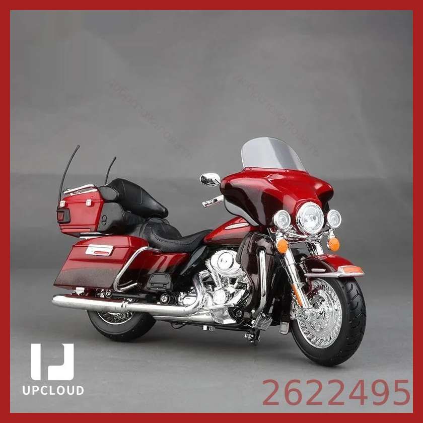 Детские игрушки/игрушечные мотоциклы/UPCLOUD+harley davidson. харлей дэвидсон электра глайд.1:12 Модель мотоцикла , сплав Heavy Duty, отделка(красный)