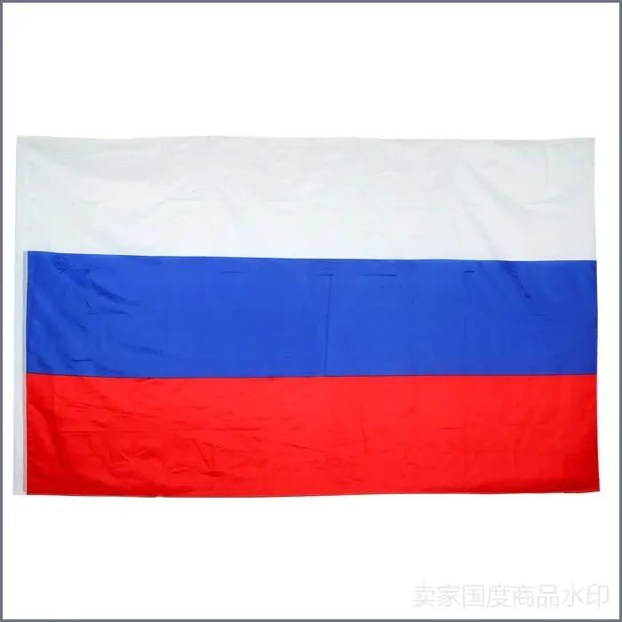 Флаг России, 150 х 250 см, карман для древка 3 см, полиэфирный шёлк