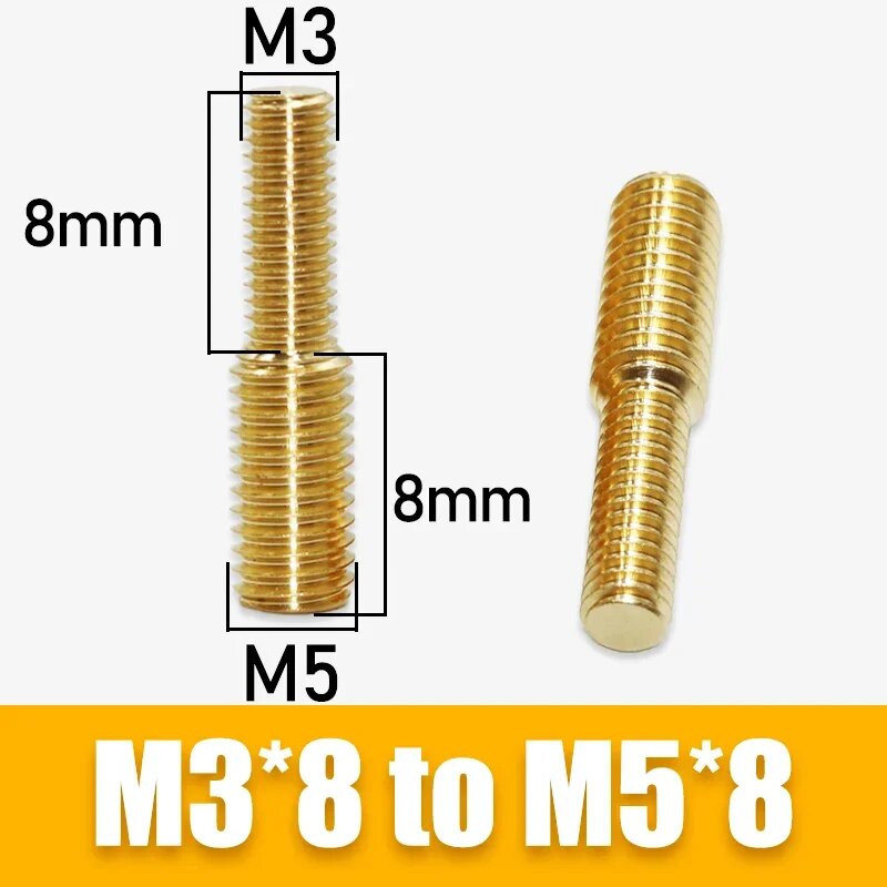Латунный переходник с двойной головкой YMAX M3 M4 M5 M6 M8 M10