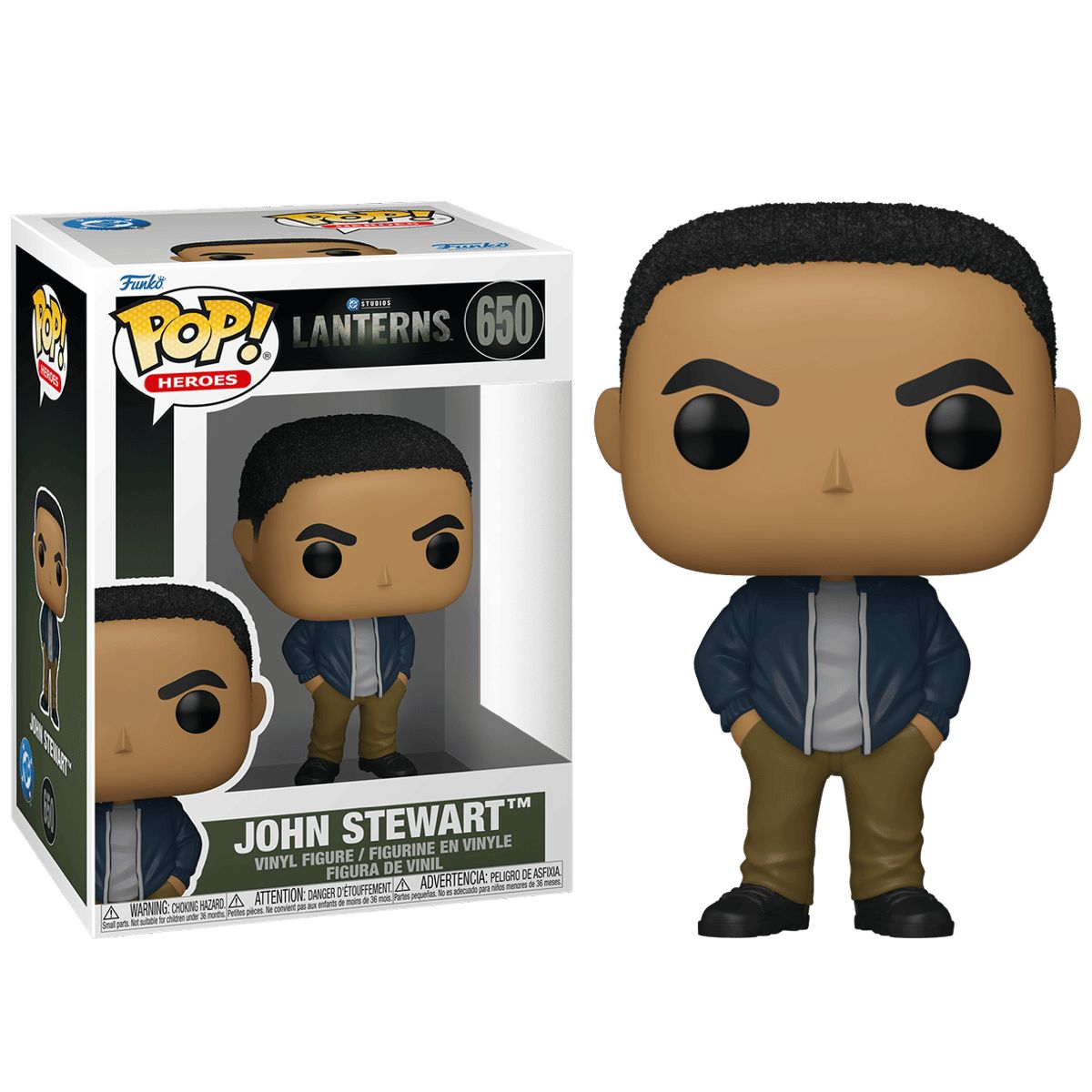 Фигурки Funko Pop Heroes - Коллекционная фигурка John Stewart(Lanterns)/ Джон Стюарт (Фонари) - Фанко 650