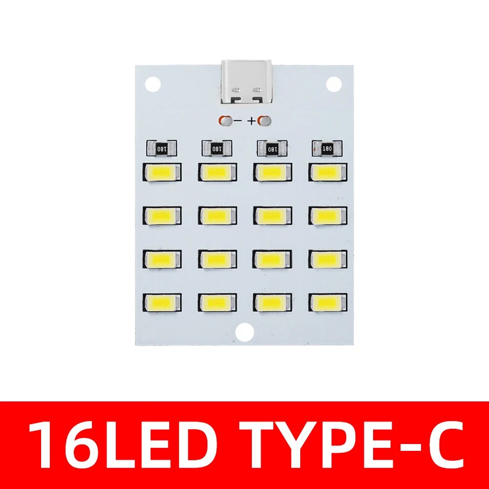 16LED TYPE-C USB светодиодный светильник