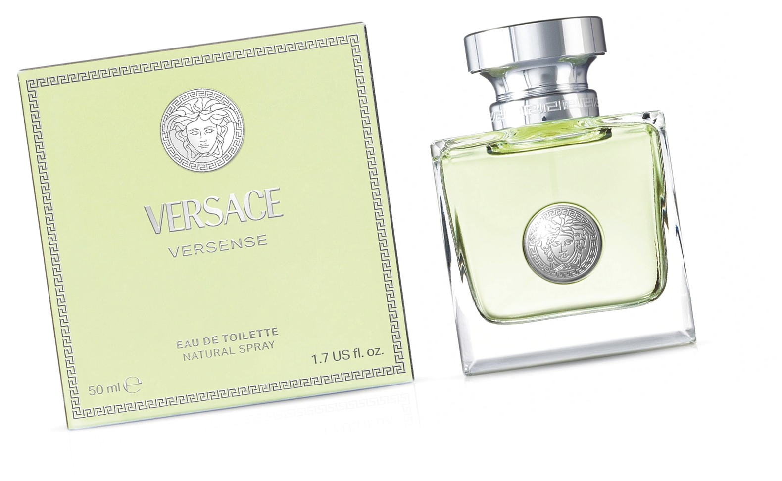 Versace Versense 50 мл женский парфюм - Версаче Версенс зеленые женские духи