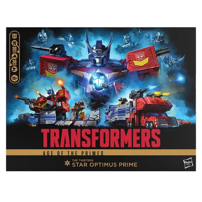 Хасбро Трансформеры Игрушка Transformers: Age of the Primes The Thirteen Star Optimus Prime Titan Class 38cm