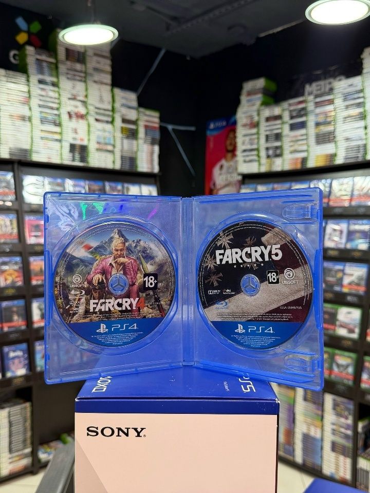 Игра Far Cry 5 + Far Cry 4 PS4 (Русская версия) (ПБ) (Box)