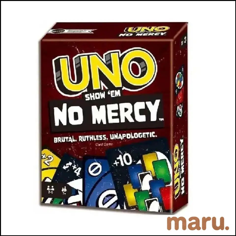 Эксклюзивная карточная игра UNO Show em No Mercy