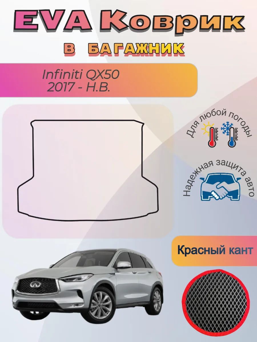 EVA коврик в багажник Infiniti QX50 II 2017 - Н. В. Инфинити