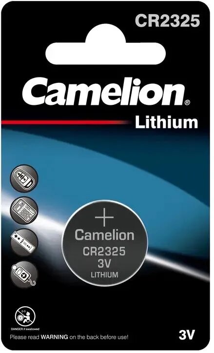 CR2325 Батарейка CAMELION Lithium CR2325-BP1, 1 шт