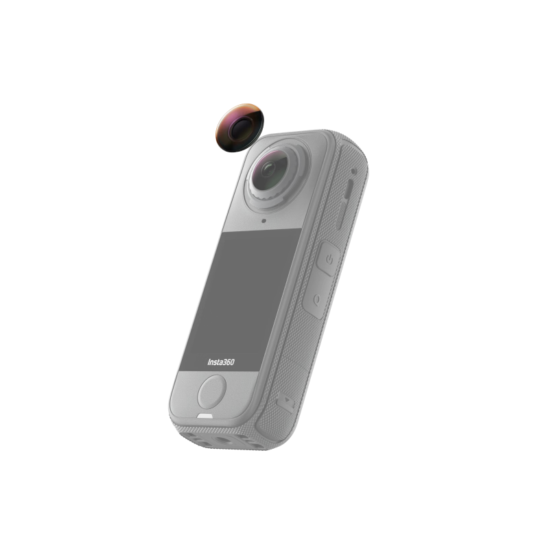 Модульная линза Insta360 X4 Air для смены объектива (одиночный комплект) Цвет：Модульная линза X4 Air (одиночная