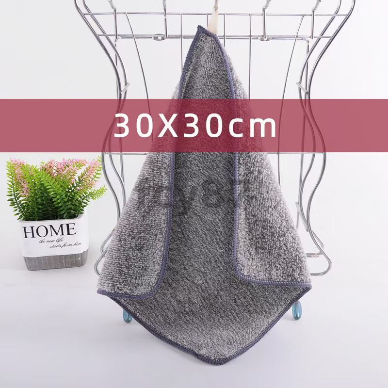 Тряпки из бамбукового волокна (салфетки) для кухни, не оставляют разводов, [Закрыть] 30 * 30 (10 шт.)