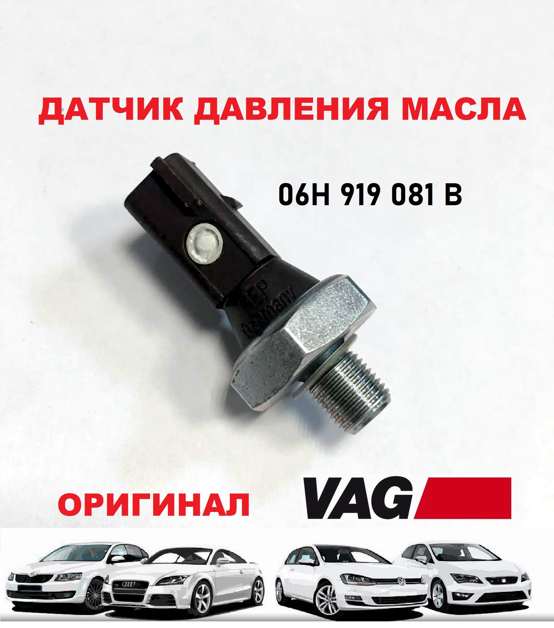 06H919081B Датчик давления масла коричневый 0.55-0.85 bar VAG оригинал