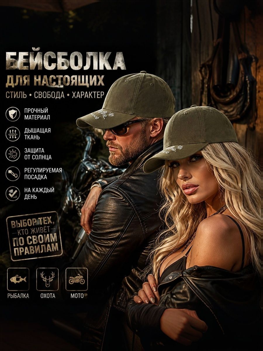 Бейсболка  Базовая коллекция для мужчин и женщин, размер 57-58, зеленый — фото 1
