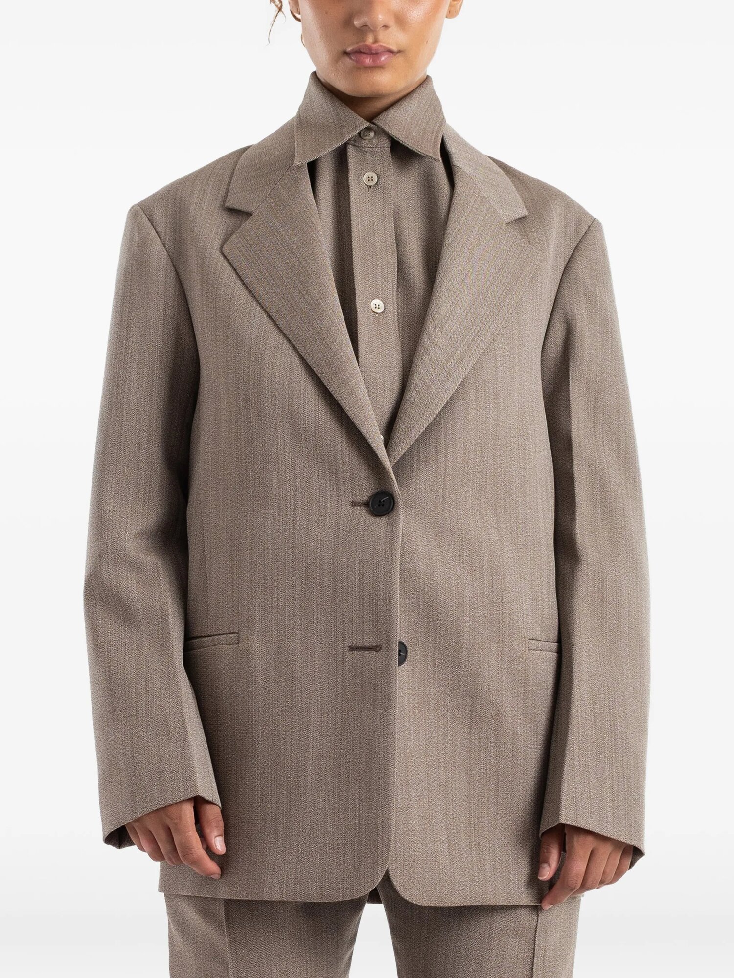 Пиджак Notched-lapel tailored blazer