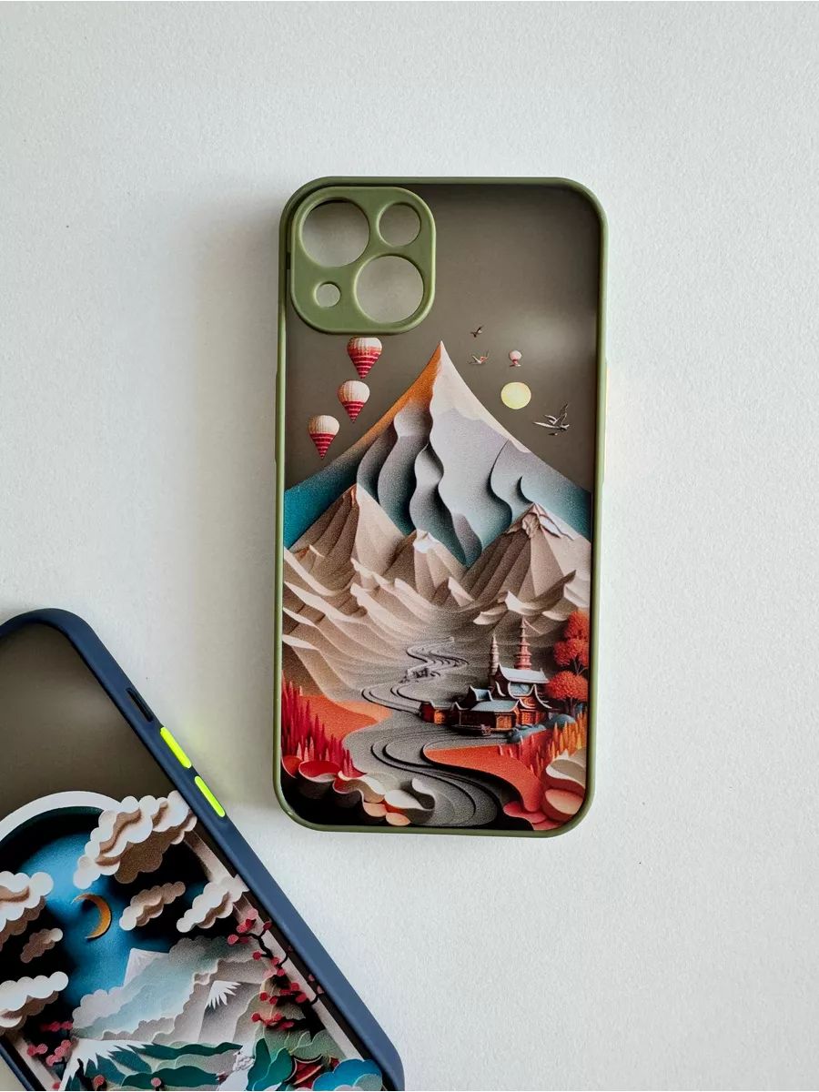Чехол-Накладка для смартфона Apple iPhone 13, материал силикон, цвет зеленый — фото 1