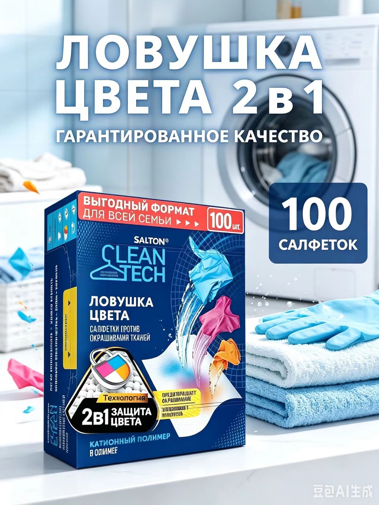 Цветная прачечная бумага