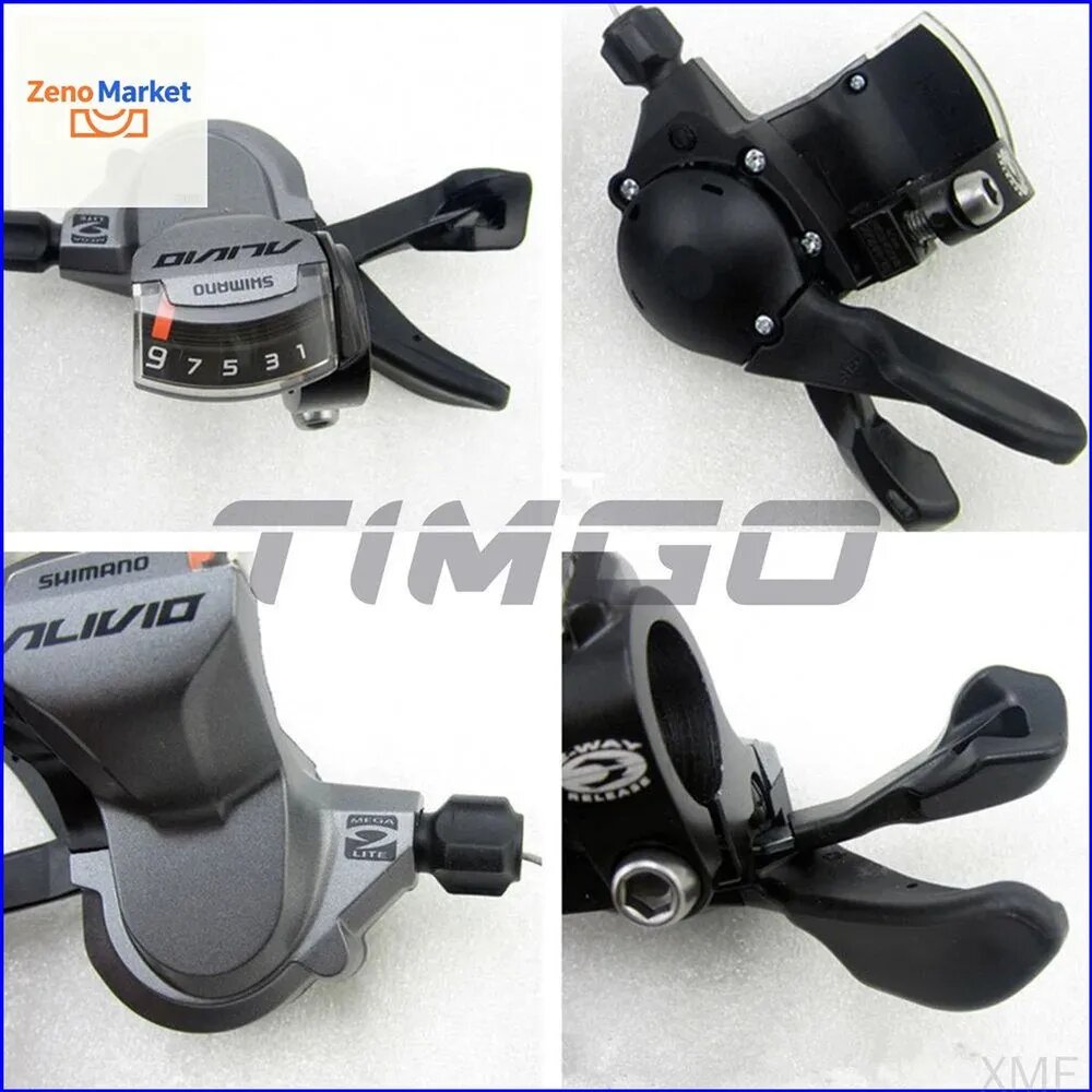 Манетка Shimano SL-M4000 Alivio правая 9 скоростей RAPIDFIRE PLUS — фото 1