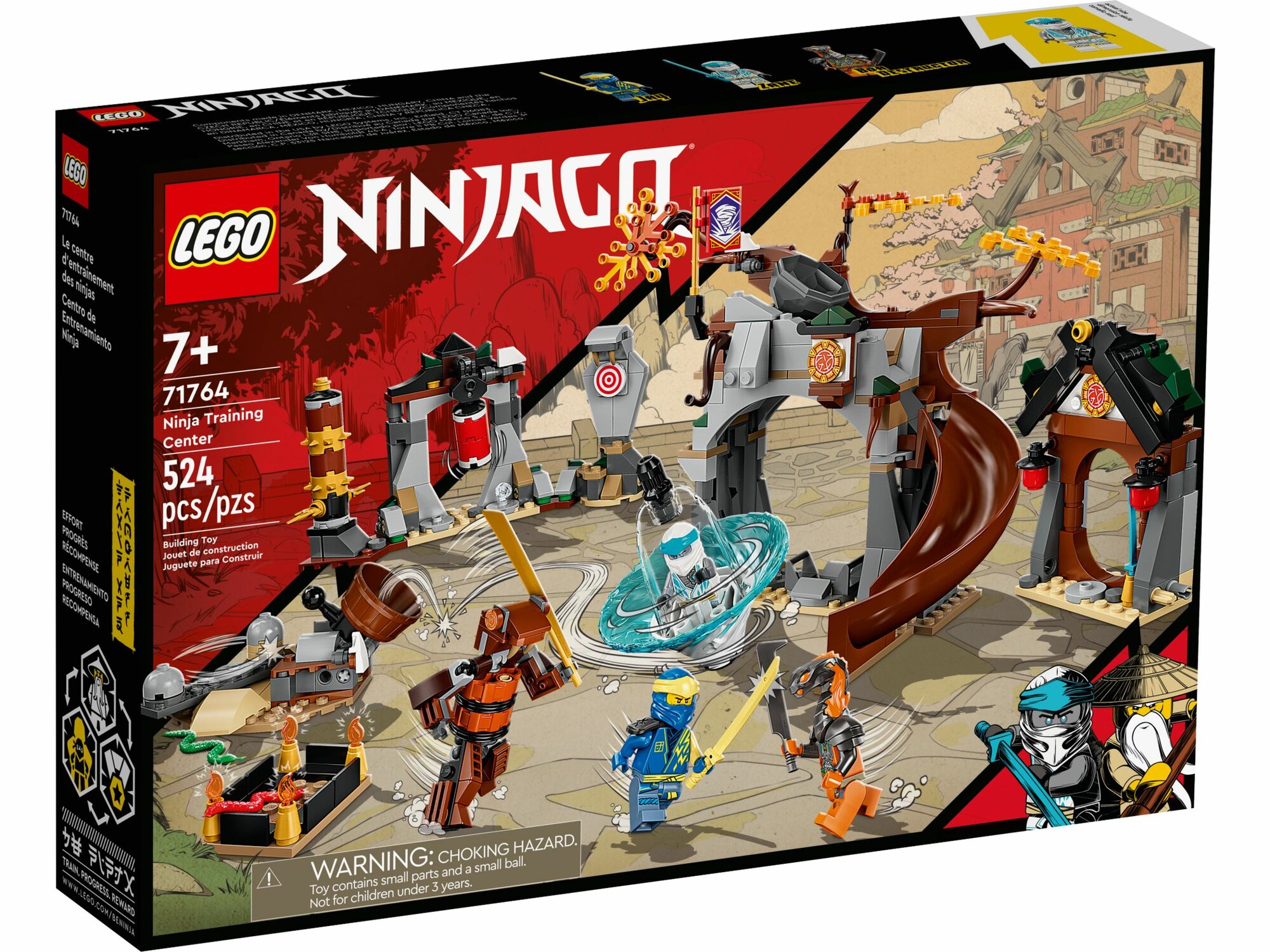 Лего NINJAGO серия, LEGO 71764 Тренировочный центр ниндзя, lego конструктор для мальчика, лего для девочек