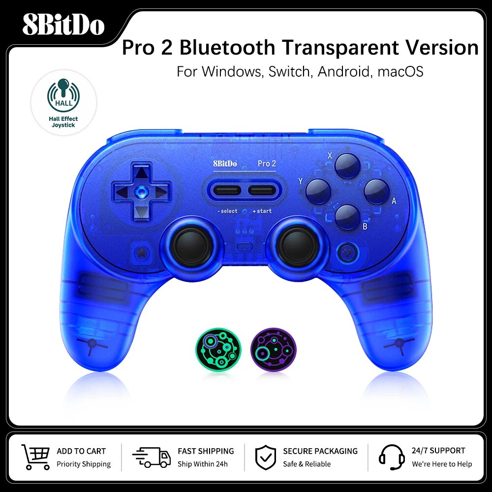 8BitDo Pro 2 Bluetooth геймпад Зеленый — фото 1